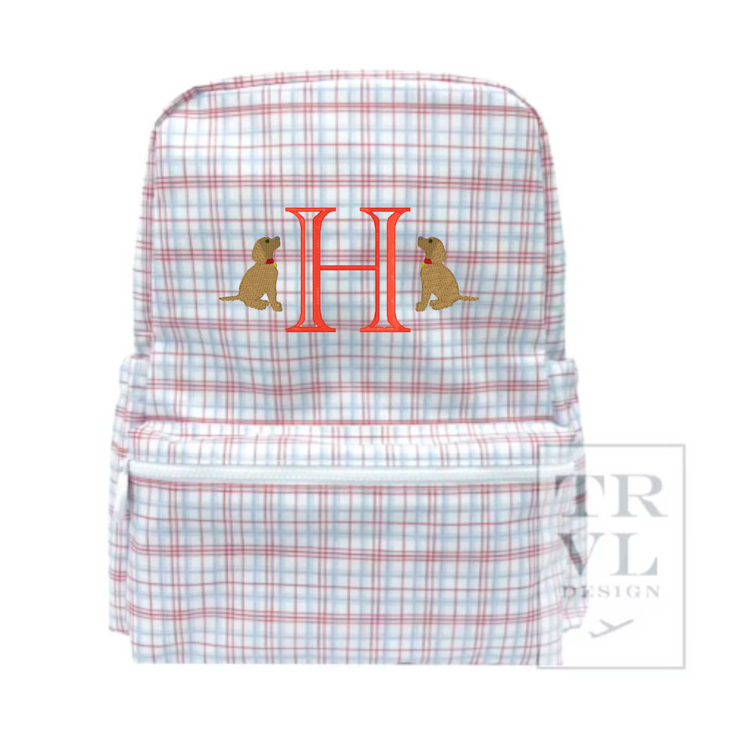 Red & Blue Plaid Backpack – Bottles & Bows Boutique